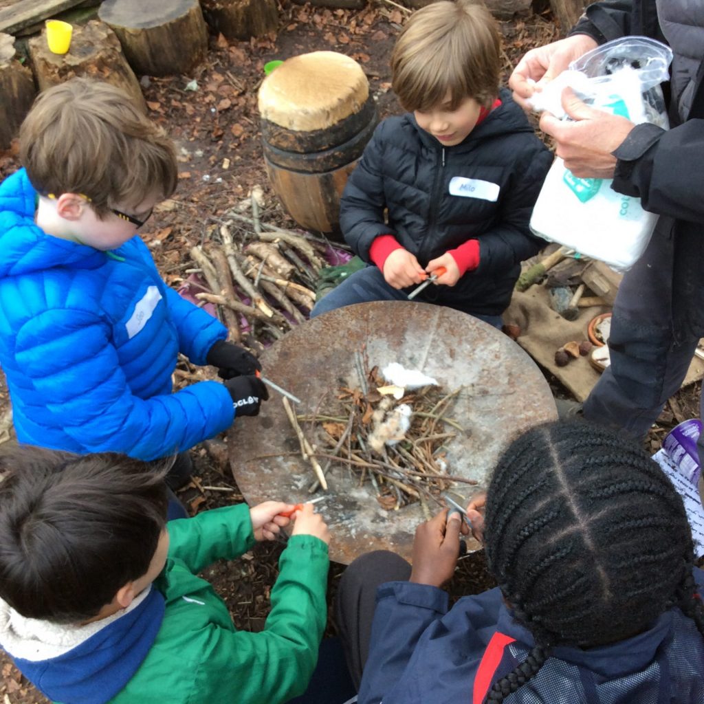 Stone Age Forest School Experience – St. Johns Primary School